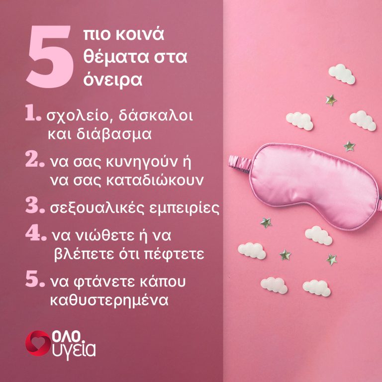 Ερμηνεία ονείρων: Τα πιο συνηθισμένα όνειρα και τι σημαίνουν, σύμφωνα ...